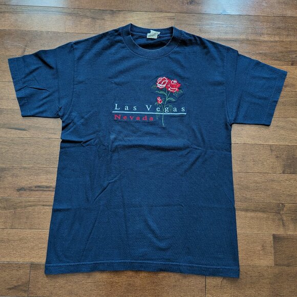 Alstyle | Shirts | 200s Las Vegas Nevada Red Rose | Poshmark